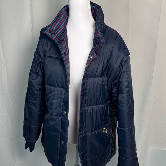 Vintage America | Jackets & Coats | Vintage Puffa Womens Navy ...